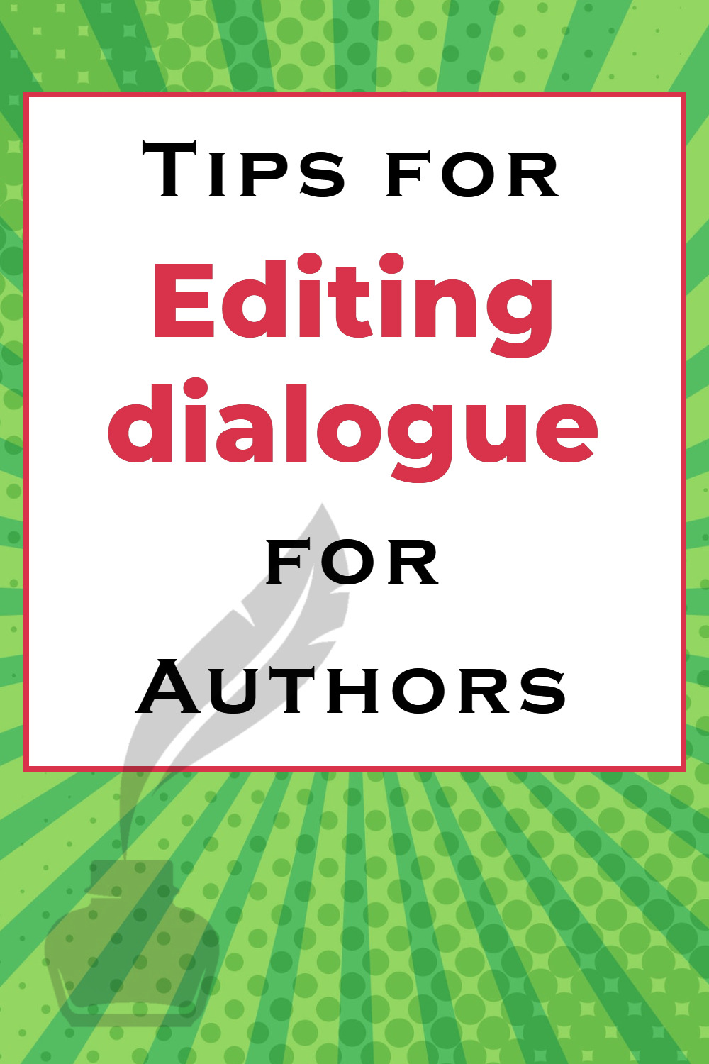 Help for writers on editing dialogue - Byrd Nash | Official website of ...