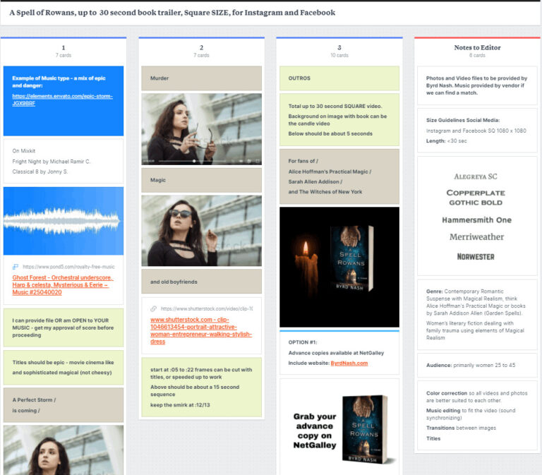How to easily design a winning book trailer for your book - Byrd Nash ...